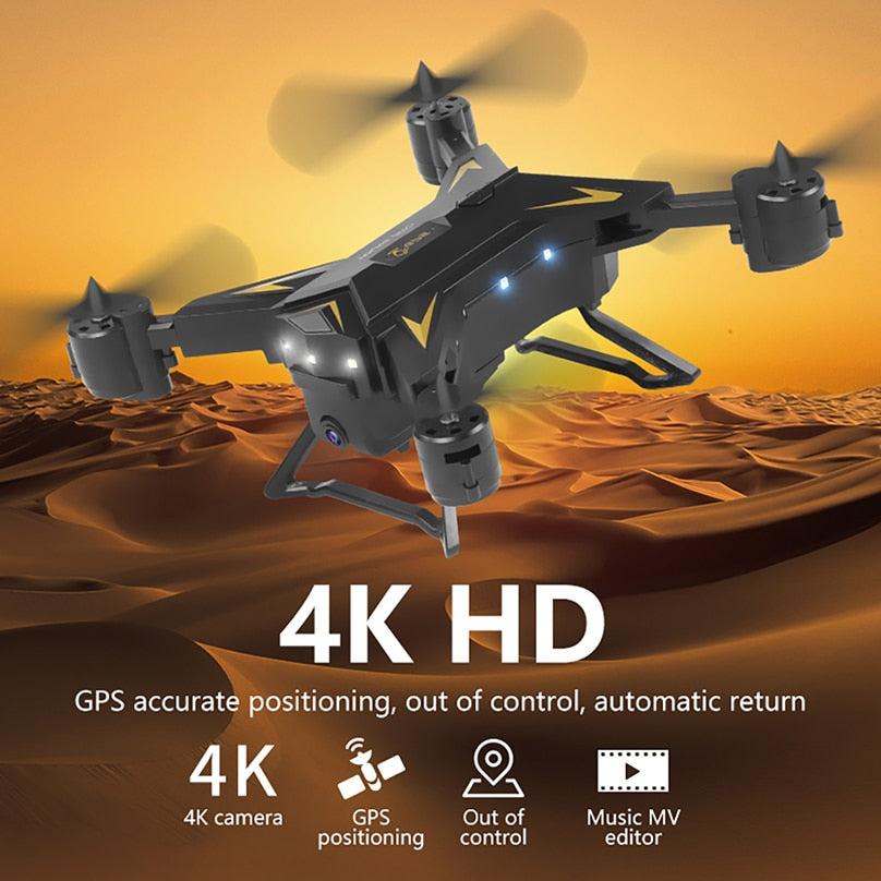 5G WIFI FPV Drone Pro Foldable GPS Drone KY601G 4K HD Camera LED 2.4G ...