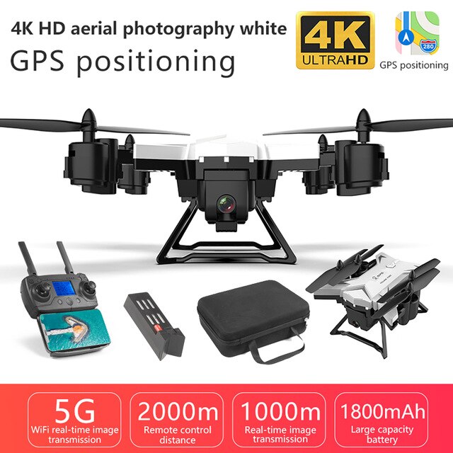 5G WIFI FPV Drone Pro Foldable GPS Drone KY601G 4K HD Camera LED 2.4G ...