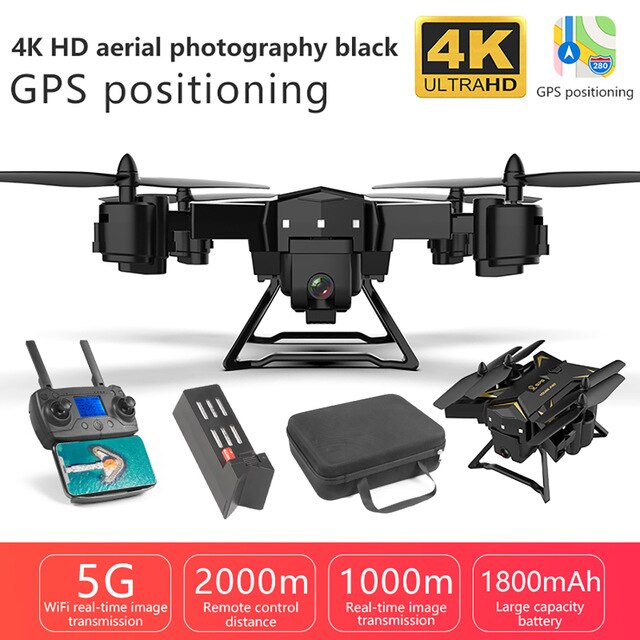 5G WIFI FPV Drone Pro Foldable GPS Drone KY601G 4K HD Camera LED 2.4G ...